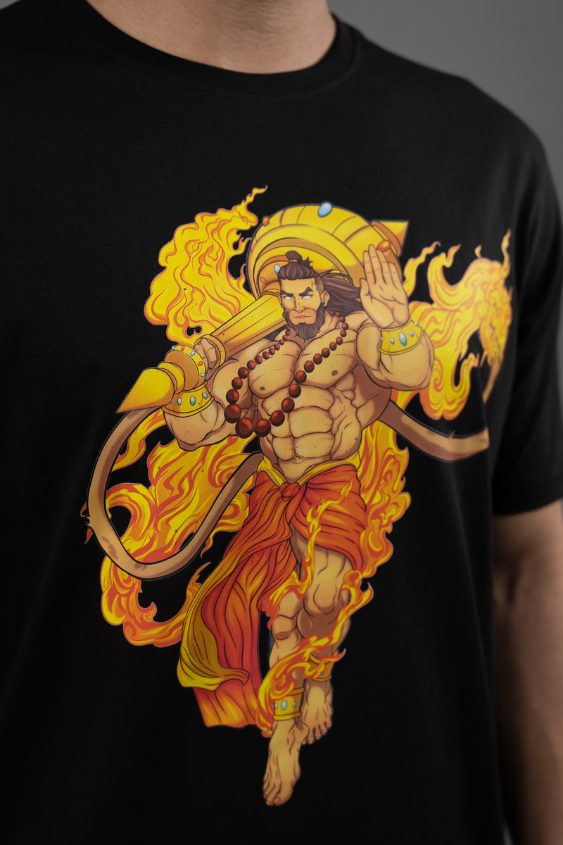 Hanuman T Shirt - Hanuman Ji Regular Tshirt (Front Print)