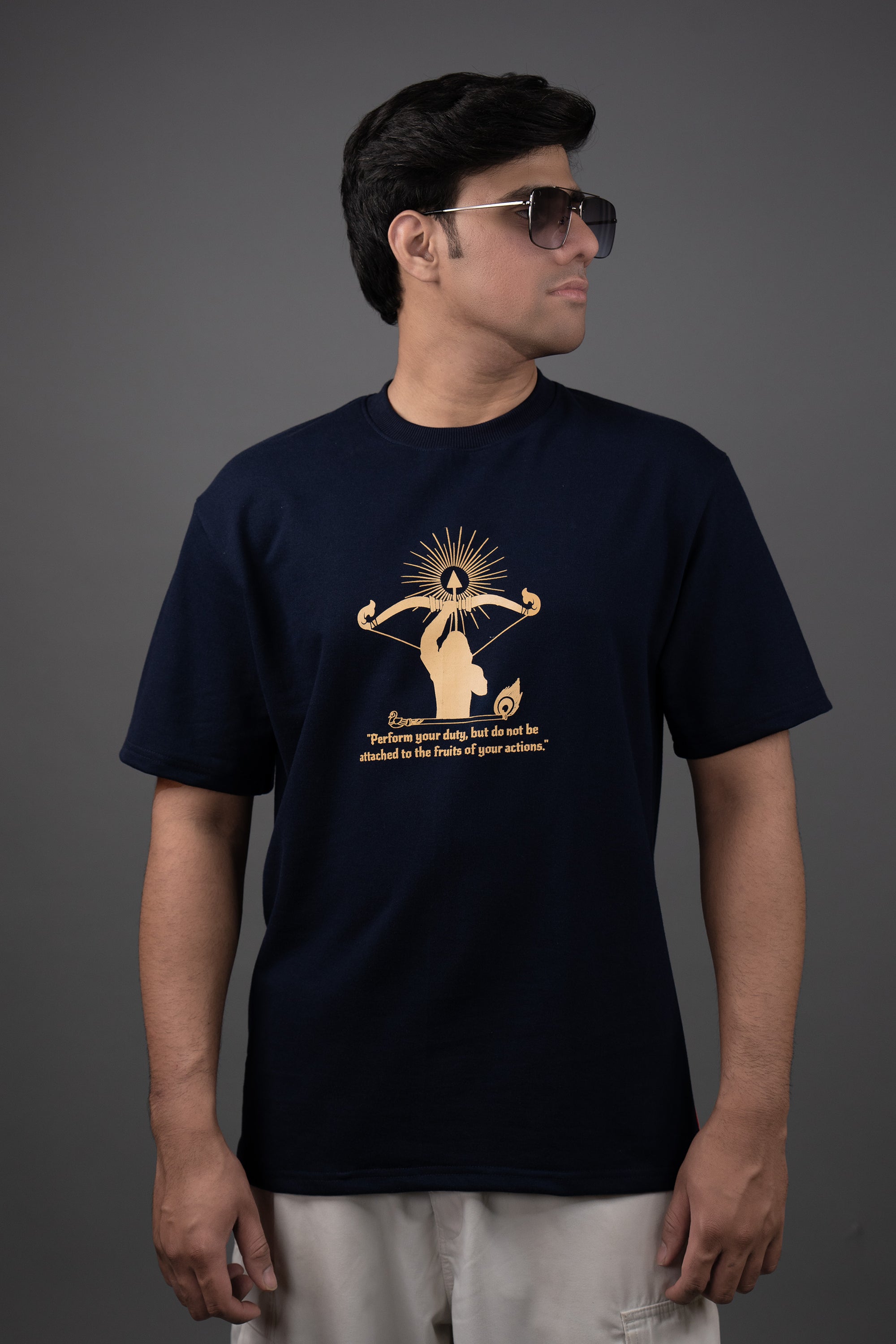 Premium Akhand Bharat Oversized Hindu Tshirts: Anime Devta