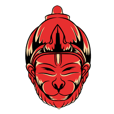 Best Hanuman Ji Sticker in India | Anime Devta