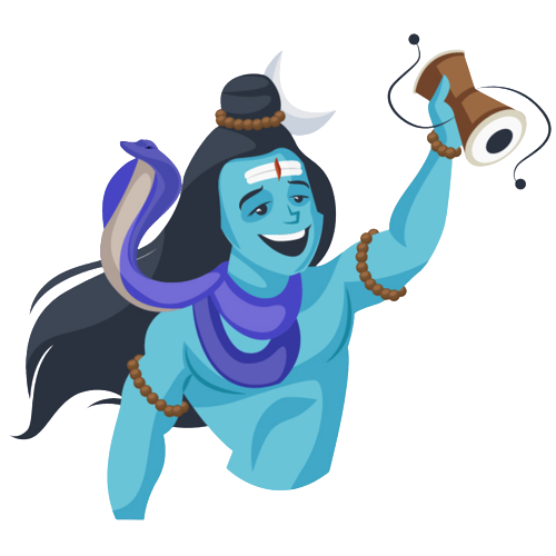 Best Shiva Sticker in India | Anime Devta